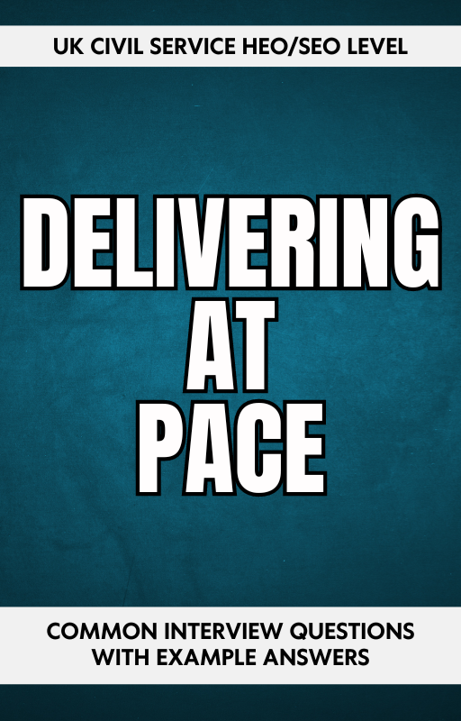 HEO/SEO Delivering at Pace Behaviour Interview Questions & Answers ...