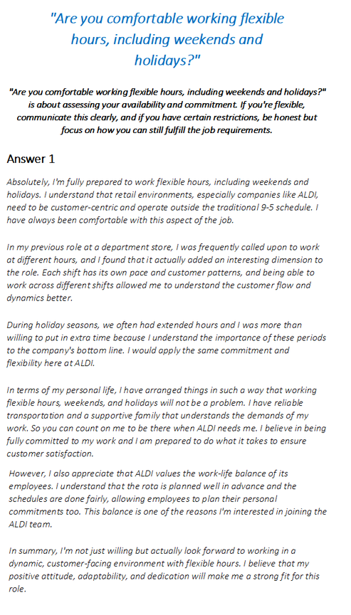 ALDI Interview Questions & Answers – Interview Detectives