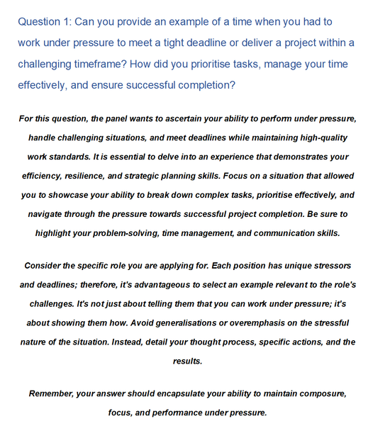 Civil Service Interview Question & Answers Guide – Interview Detectives