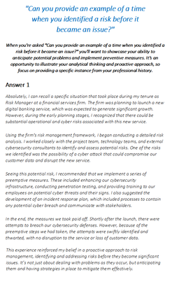 Risk Manager Interview Questions & Answers – Interview Detectives